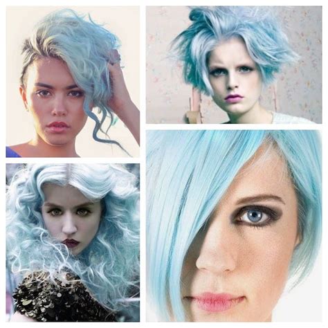 Hair Color Inspiration And Formulation Summer Sky Blue Hair Inspiration Color Hair Color