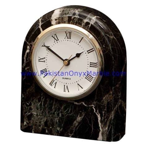 Marble Round Clock