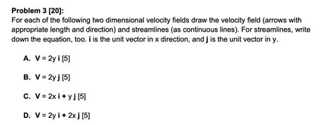 Solved Problem For Each Of The Following Two Chegg