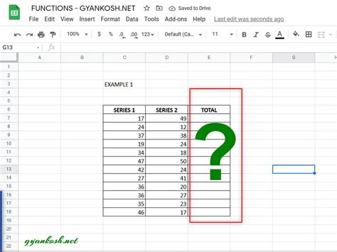 HOW TO USE ARRAYFORMULA FUNCTION IN GOOGLE SHEETS GyanKosh Learning Made Easy