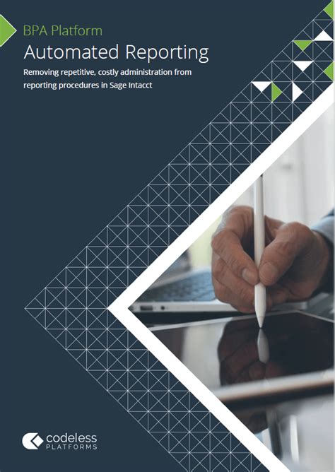 Sage Intacct Automated Reporting Codeless Platforms