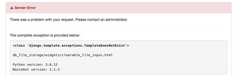 Filevar Job Variable Causes Server Error · Issue 986 · Nautobotnautobot · Github