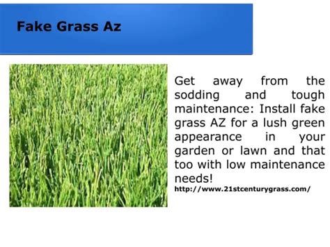 Ppt Fake Grass Powerpoint Presentation Free Download Id13386258