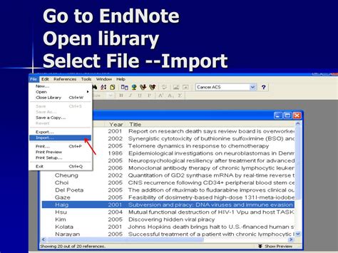PPT EndNote X PowerPoint Presentation Free Download ID 4066781