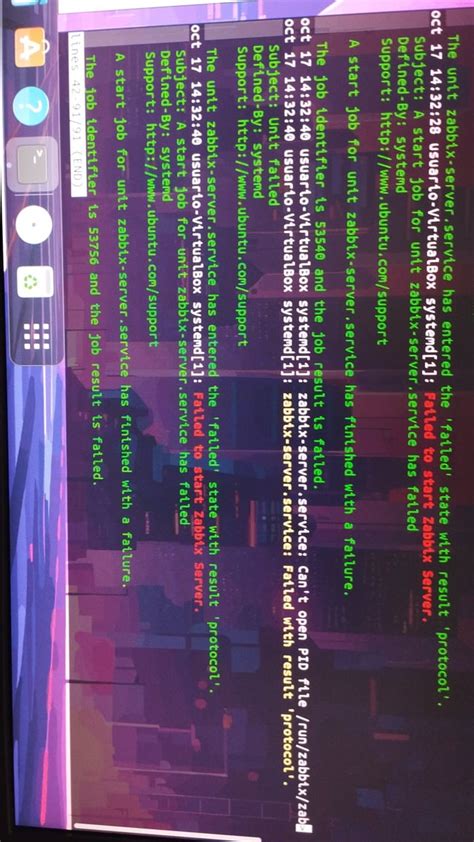 Failes To Start Zabbix Server Rzabbix