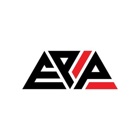 Premium Vector Epp Triangle Letter Logo Design With Triangle Shape Epp Triangle Logo Design