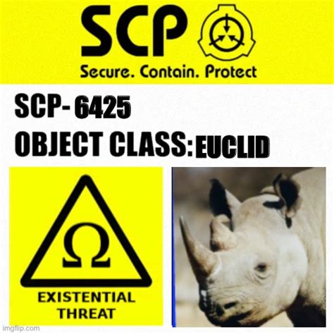 Scp 6425 Label Imgflip