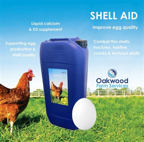Oakwood Oakwood Shell Aid Liquid Calcium And D3 Supplement 🐔🥚 Formulated To Improve Egg Shell