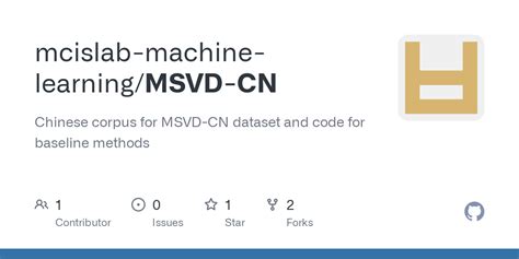 Github Mcislab Machine Learningmsvd Cn Chinese Corpus For Msvd Cn