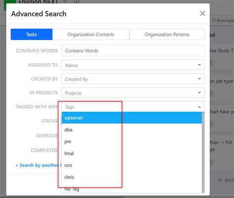 User Should Customize Which Tags Are Shown In The Drop Down Menu Product Feedback SmartTask