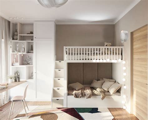 Необычные идеи детских комнат для двоих девочек воздушный дизайн для