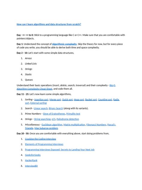 How Can I Learn Algorithms And Data Structures From Scratch Pdf