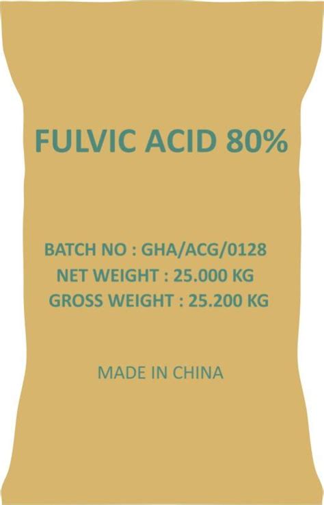 Light Yellow Non Branded Fulvic Acid Classification Bio Stimulant At Rs In Bhavnagar
