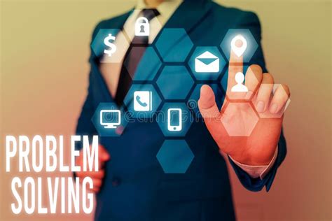Writing Note Showing Problem Solving Business Photo Showcasing Process Of Finding Solutions To