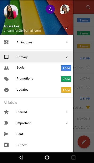 Gmail For Android Finally Has A Unified Inbox That Puts Every Email In One Place The Verge