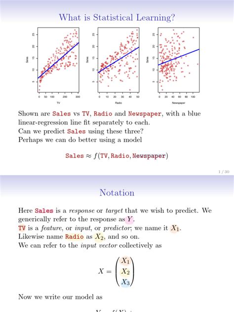 c2 statistical learning pdf linear regression applied mathematics