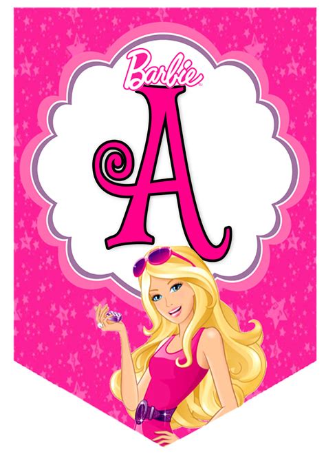 Barbie Personalized Birthday Banners Customizable Party