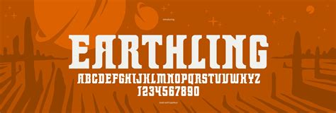 Classic Style Serif Display Font For Logos Vector Image