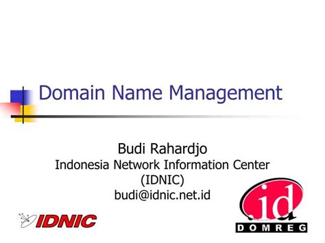 PPT Domain Name Management PowerPoint Presentation Free Download ID 5716401