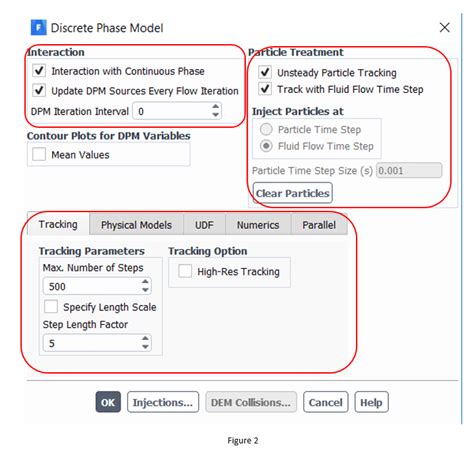 Dpm Spray Modeling General Settings Physical Models Numerics Injection Post Processing Mr Cfd