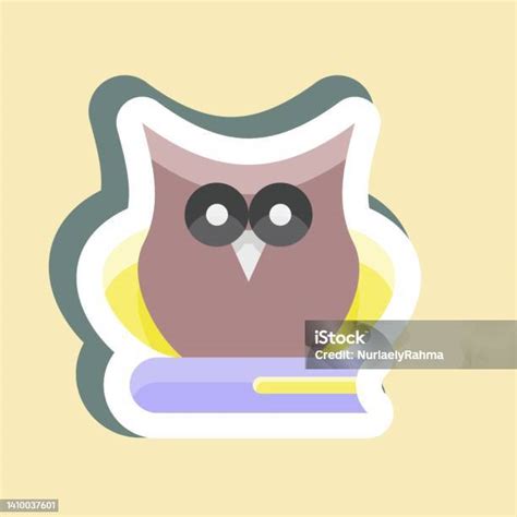 스티커 지식 시작 기호에 적합합니다 편집 가능한 간단한 디자인 디자인 템플릿 벡터 간단한 그림 개념에 대한 스톡 벡터 아트 및