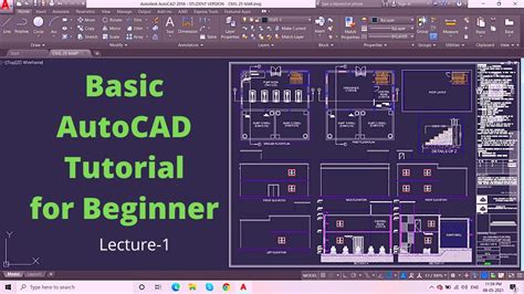 autocad basic tutorial for beginners [lecture 1] [hindi] 2021 youtube