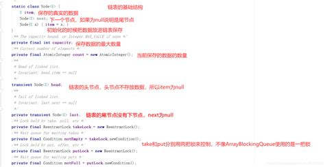 阻塞队列linkedblockingqueue源码学习与对比 linkedblockingqueue node存放的是对象的引用吗 csdn博客