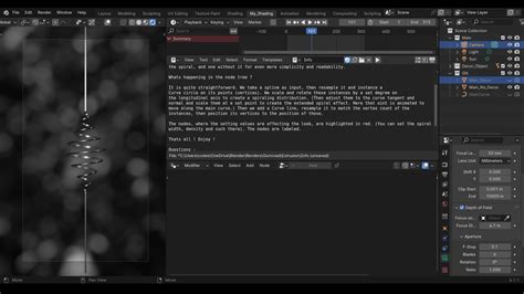 The Wave Function Traveling Spiral Along Any Curve In Geometry Nodes Superhive Formerly