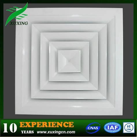 Hvac Way Supply Square Air Duct Diffuser SD A XUXING China Manufacturer Heat Exchange
