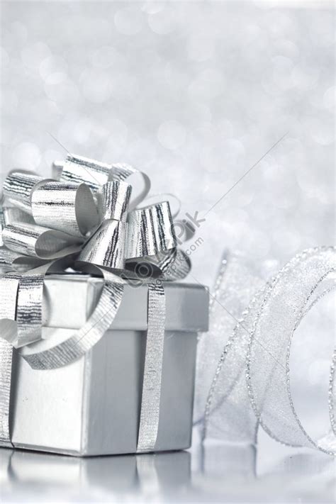 빛나는 장식된 배경에 크리스마스 선물 상자 사진 무료 다운로드 Lovepik