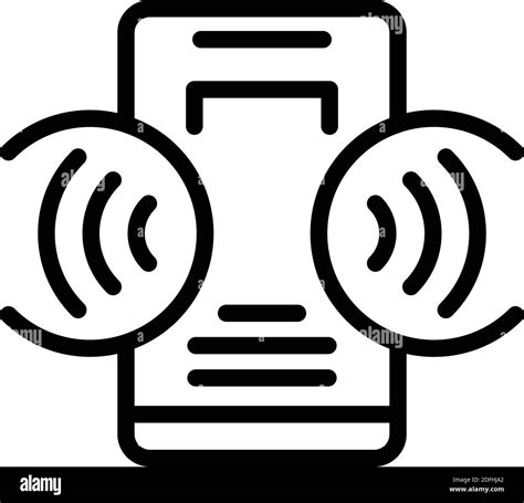 Wireless Connection Icon Outline Wireless Connection Vector Icon For