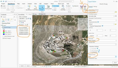 Arcgis Pro 302 Saving The Georeferenced Image E Esri Community