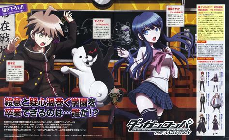 Dangan Ronpa Fukawa Touko Kirigiri Kyouko Kuwata Leon Maizono Sayaka Monokuma Naegi Makoto
