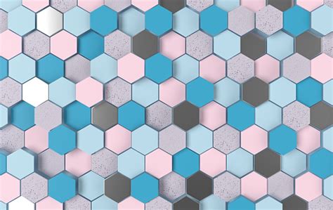 육각형 추상적 배경 필드 효과의 깊이 육각형이 있는 현대식 셀룰러 벌집 3d 패널 세라믹 대리석 금속 타일 3d 벽 텍스처 인테리어 벽지 디자인에 대한 기하학적 배경 0명에