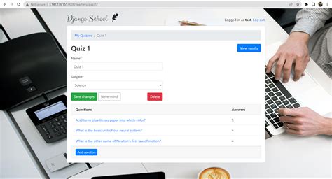 Github Nischithmkdjango Quiz Application