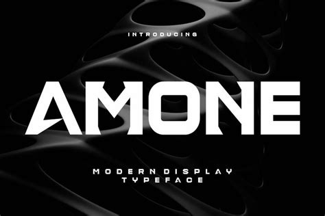 Amone Modern Display Typeface Fuentes Envato Elements
