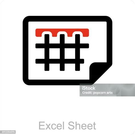 Excel Sheet Ilustrasi Stok Unduh Gambar Sekarang Desain Subjek Ilustrasi Citra Konsep