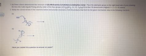 solved 1 1 a draw a three dimensional line structure of