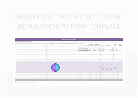 Engineering Project Settlement Reimbursement Form Template Excel