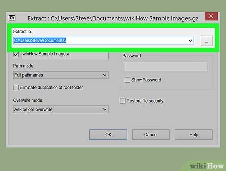 Cómo abrir un archivo GZ en Windows wikiHow