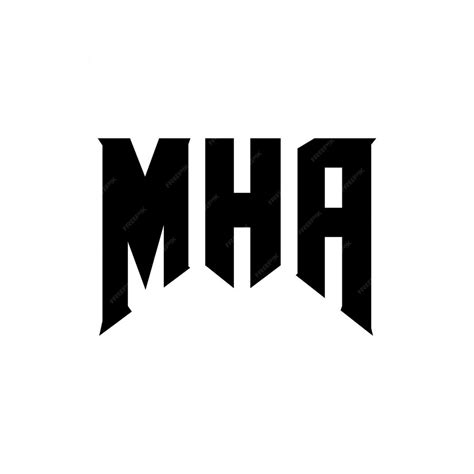 기술 회사 Mha의 글자 로고 디자인 Mha 로고 디자인 검은색과 색 컬러 조합 Mha 로그 Mha 터 Mha 디자인 Mha 아이콘 Mha 알파 Mha 타이포그래피 로고