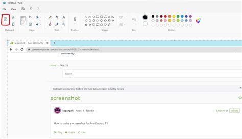 How To Take Screenshot In Acer Enduro T Acer Community