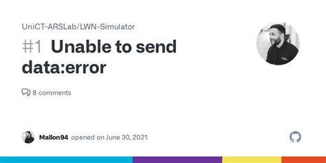 Unable To Send Data Error · Issue 1 · Unict Arslab Lwn Simulator · Github