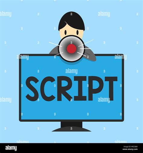 Word Writing Text Script Business Concept For Handwriting As Distinct From Print Written