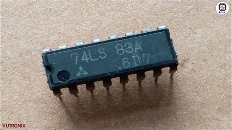 Sgec 74ls83a 4 Bit Binary Full Adder With Fast Carry Youtube