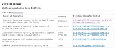 Fix Pack Upgrade Guide In Ibm Websphere 8 5