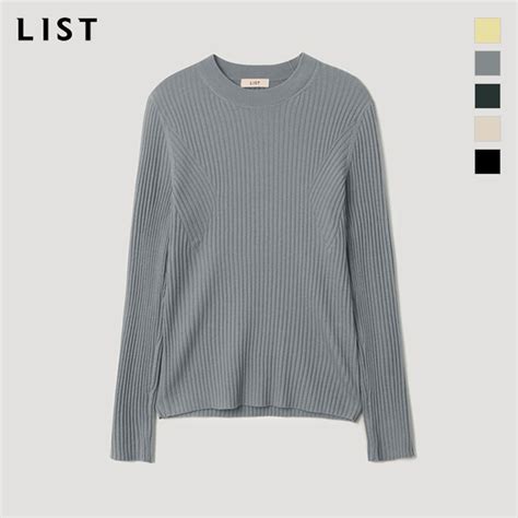 포스티 슬림핏 골지 니트 풀오버tskpol52510