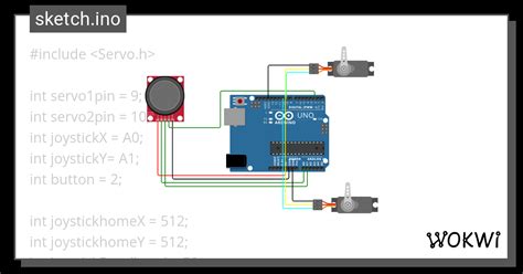 Servo Car Wokwi Esp32 Stm32 Arduino Simulator