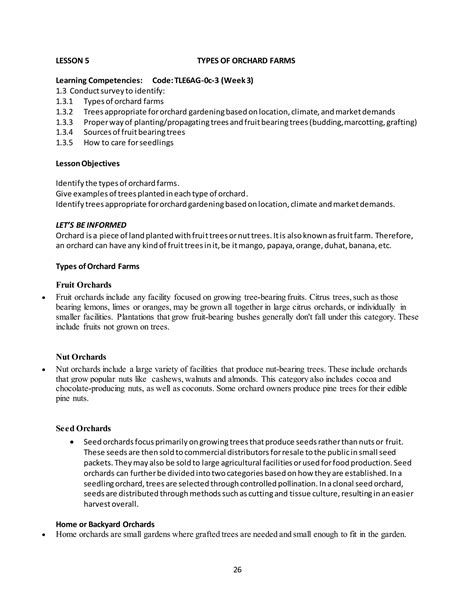 Lesson Exemplar In Tle 6 Docx