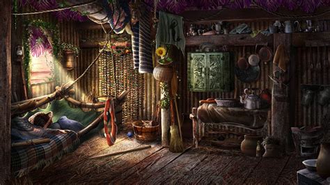 Inside Hut Hog Fantasy Art Landscapes Anime Scenery Fantasy Places